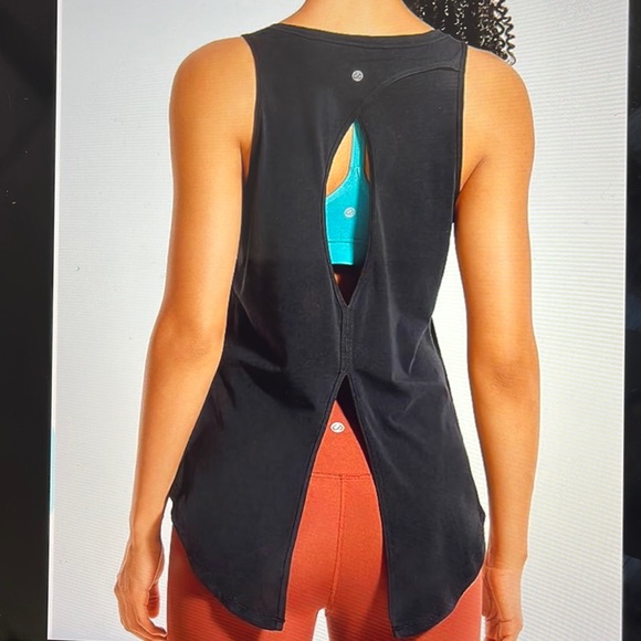 lululemon athletica | Tops | Lululemon Yoga Womens Open Back Workout ...